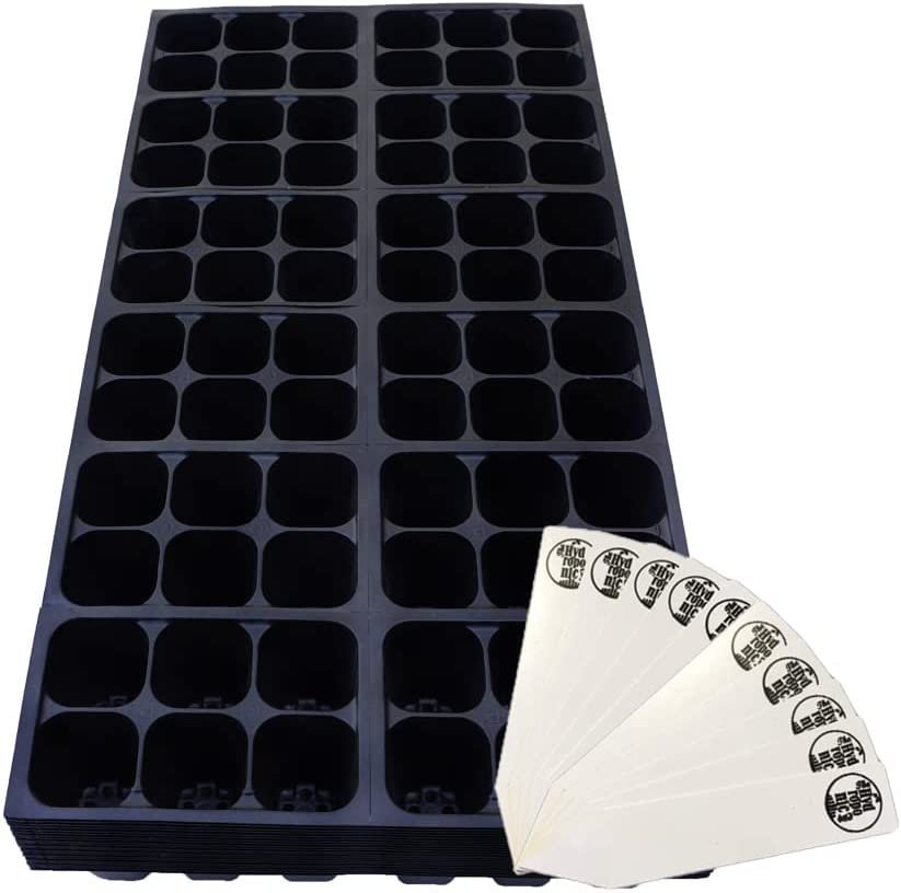Seedling Starter Trays, 1440 Cells (240 Trays - 6 Cells Per Tray) — The ...